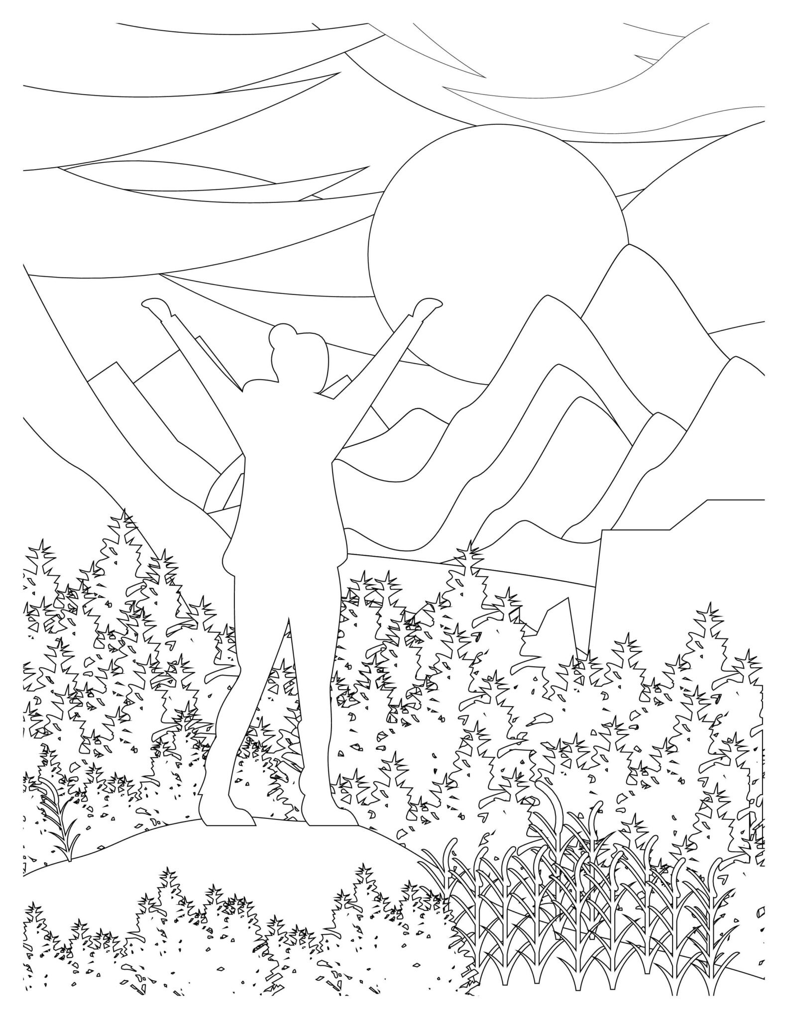 Mindfulness Moment Coloring Pages: Find Peace in Every Stroke