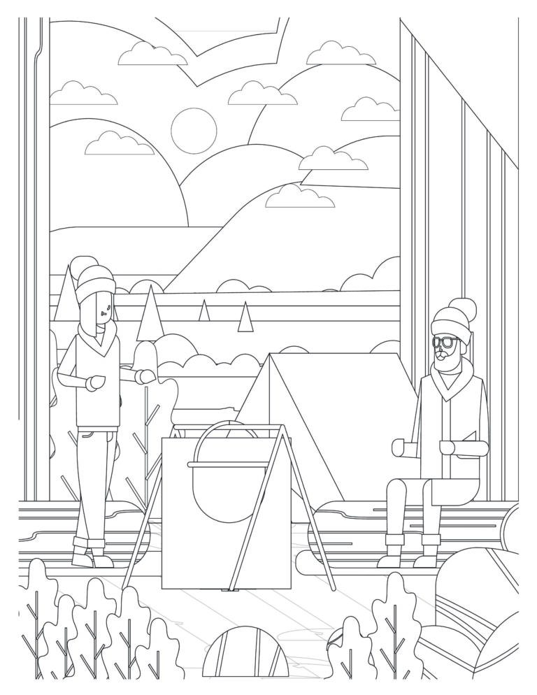 Mindfulness Moment Coloring Pages: Find Peace in Every Stroke