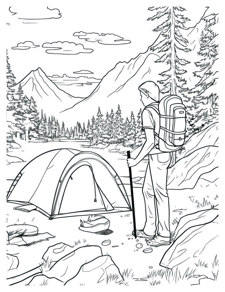 Mindfulness Moment Coloring Pages: Find Peace in Every Stroke
