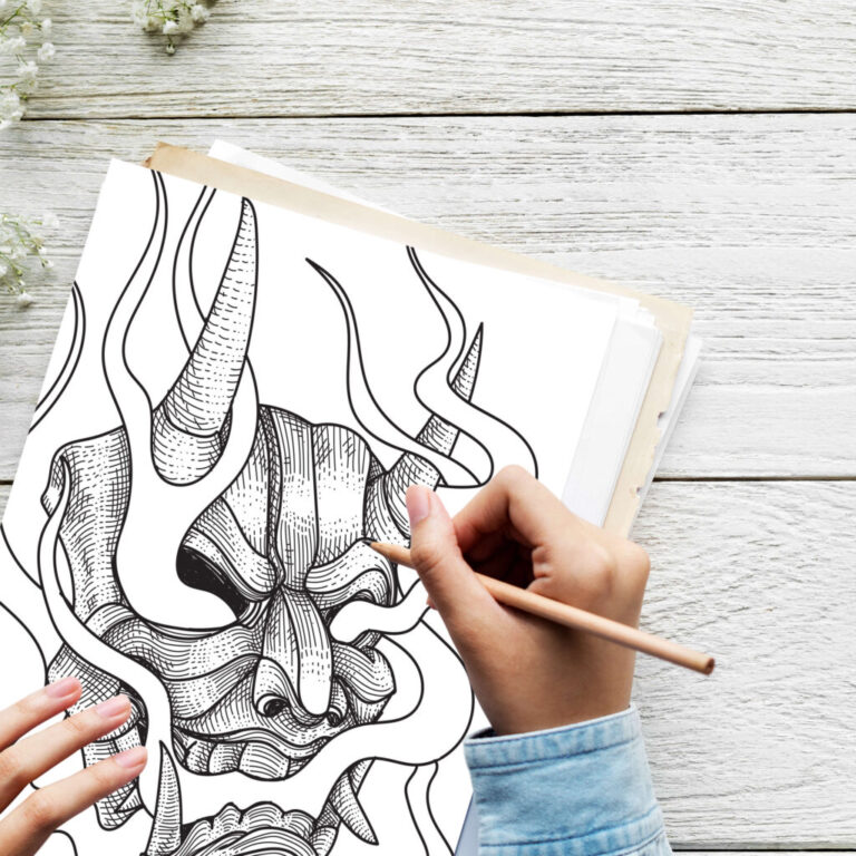 Tattoo Coloring Pages for Fun | Express Yourself