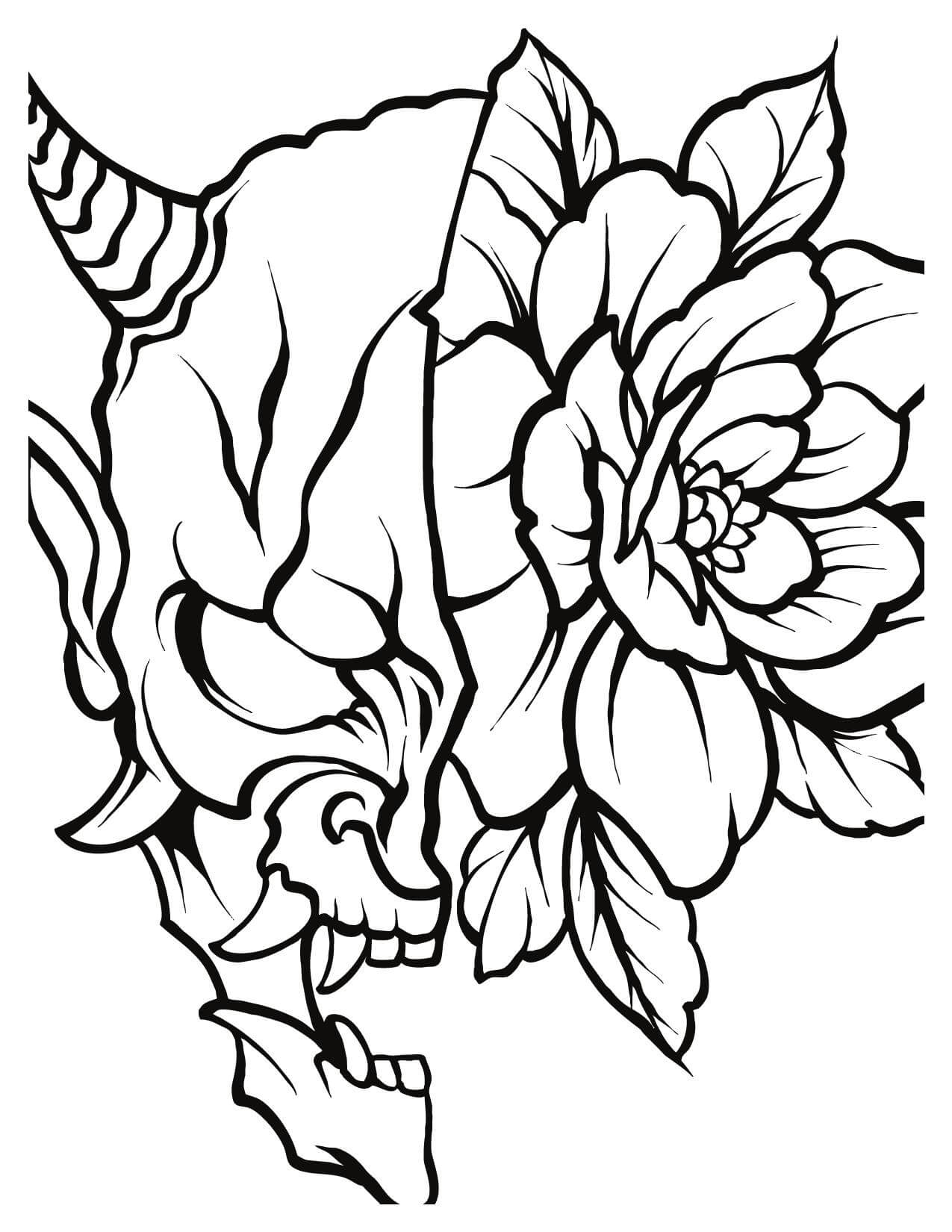 Tattoo Coloring Pages for Fun | Express Yourself