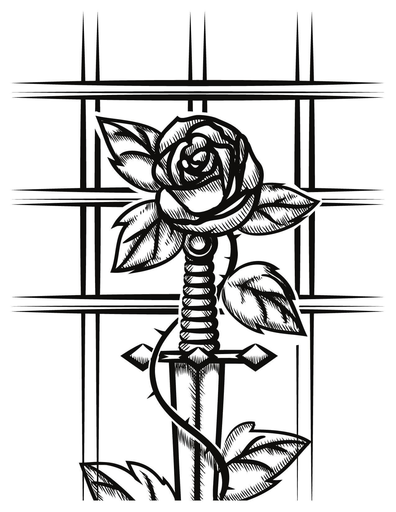 Tattoo Coloring Pages for Fun | Express Yourself