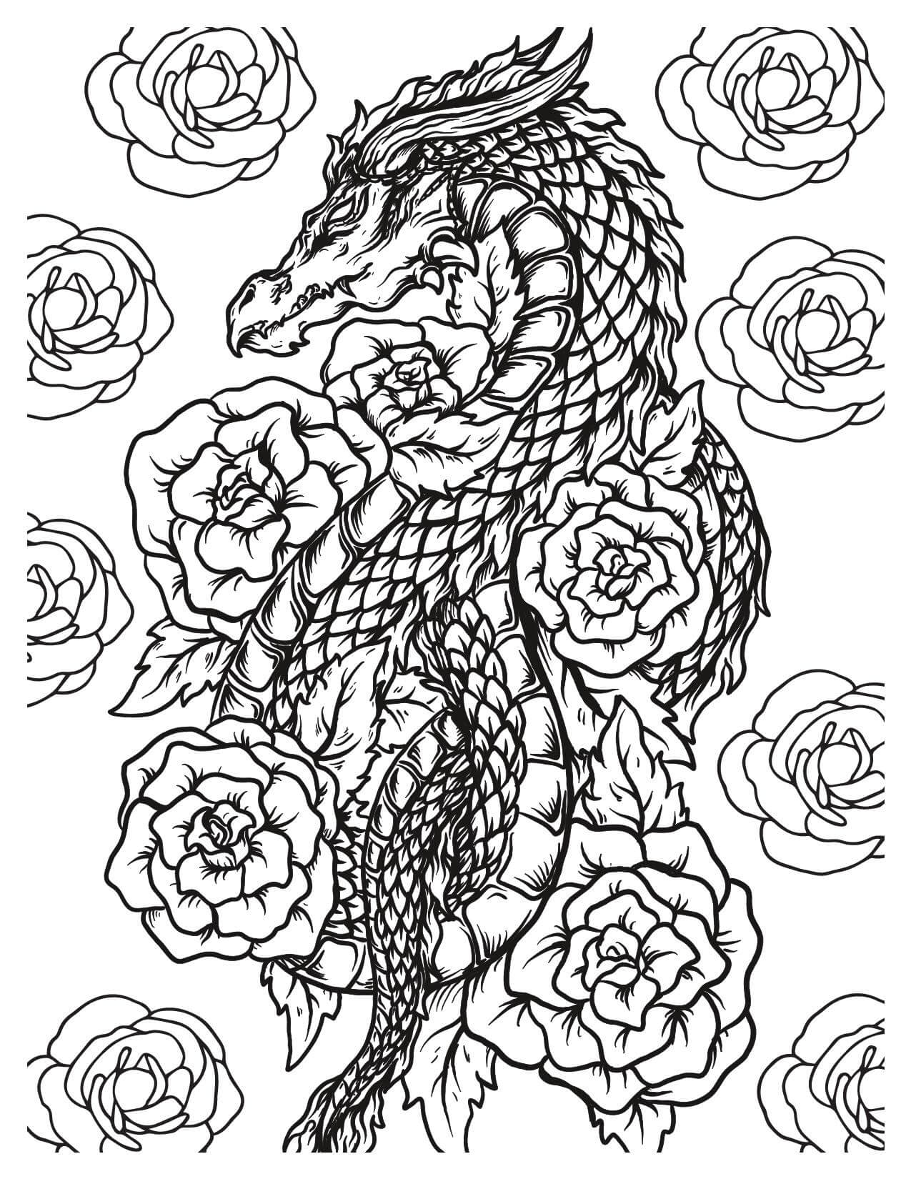Tattoo Coloring Pages for Fun | Express Yourself