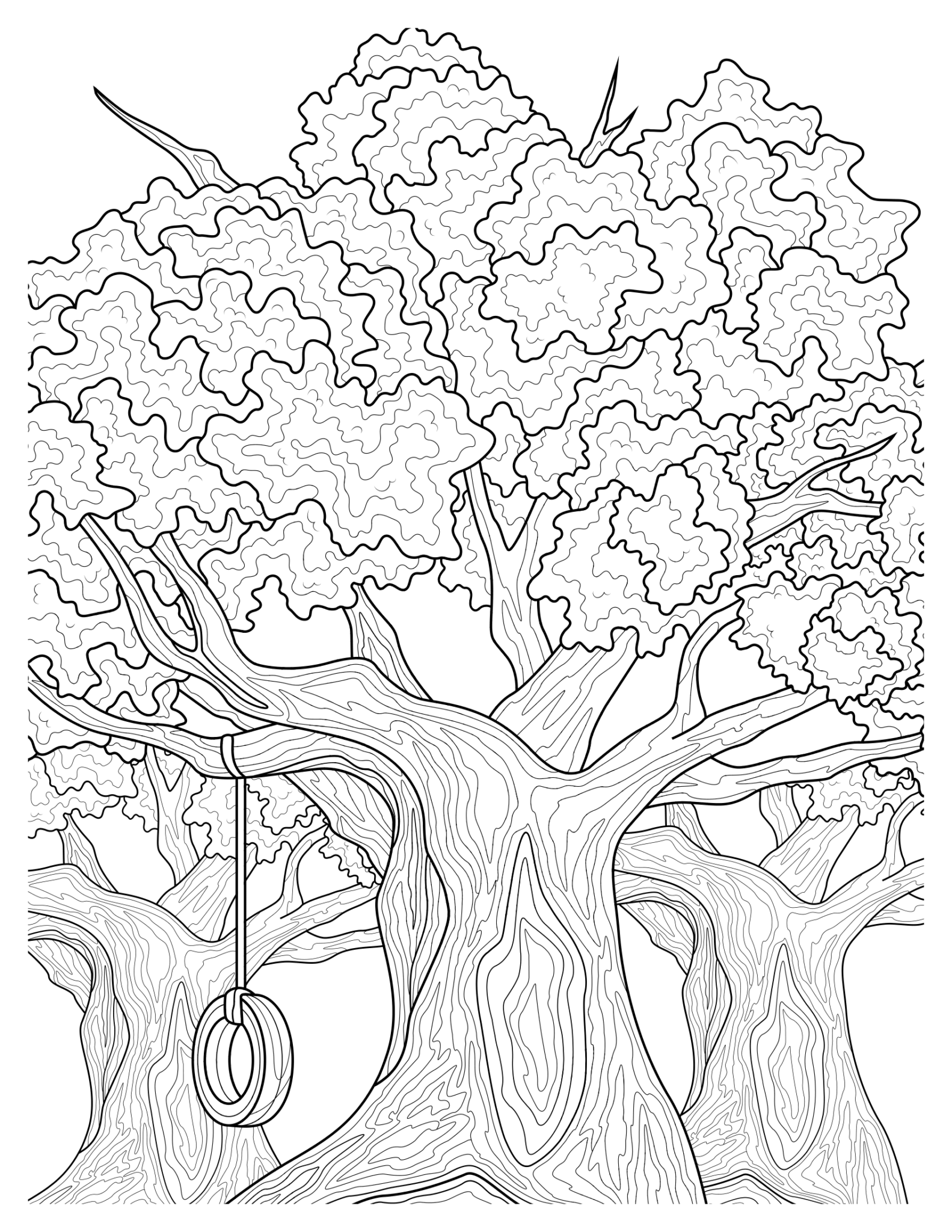 Tree of Life Coloring Pages for All Ages | Educational and Artistic