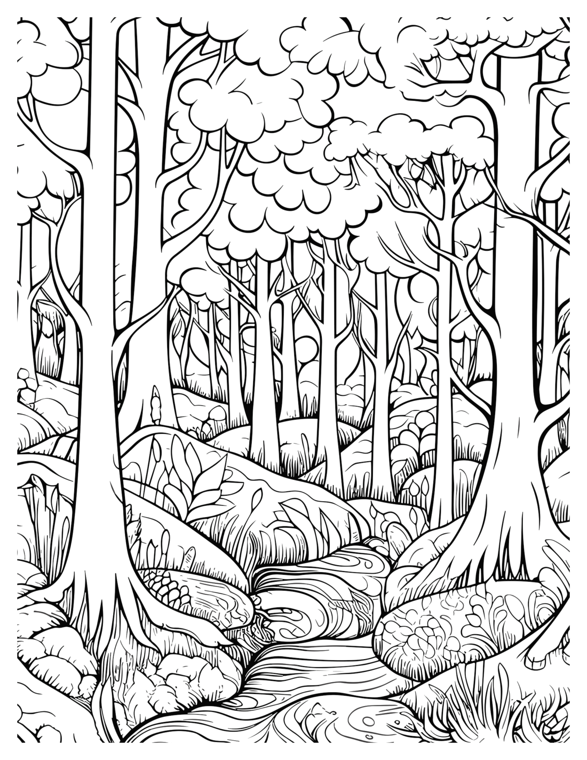 Tree of Life Coloring Pages for All Ages | Educational and Artistic