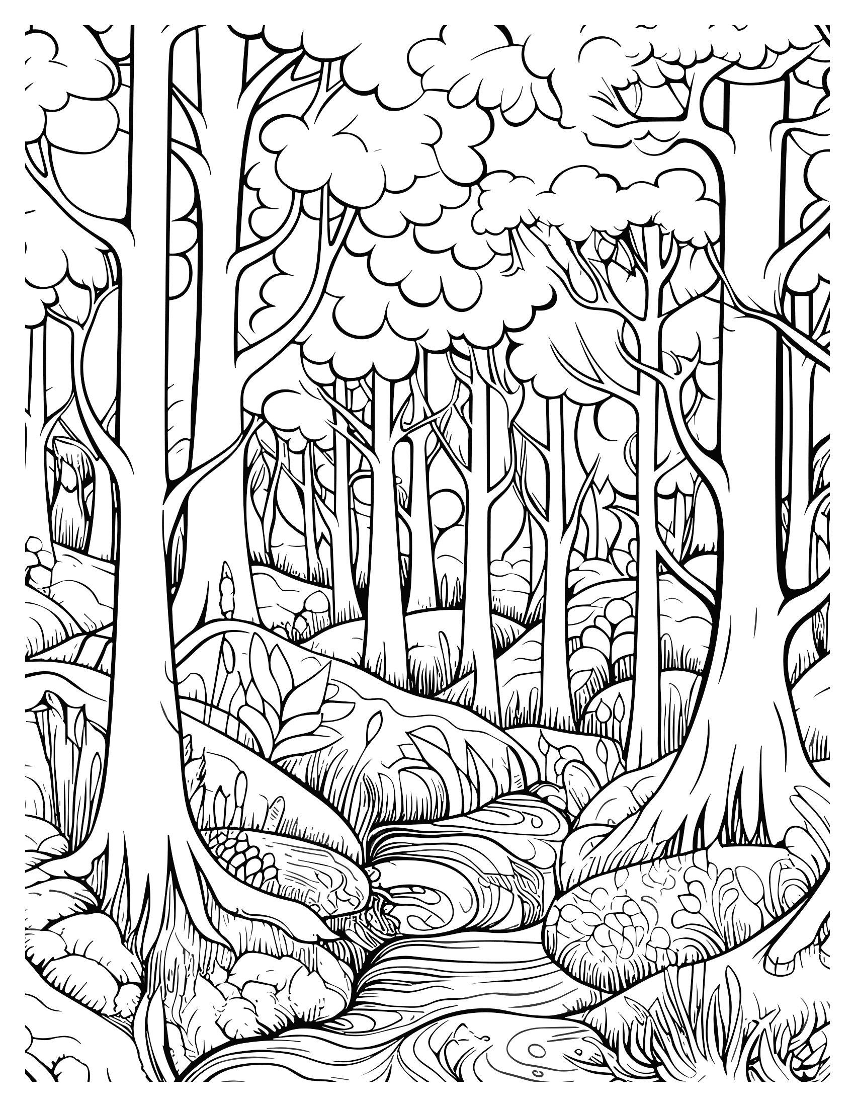 Tree of Life Coloring Pages for All Ages | Educational and Artistic