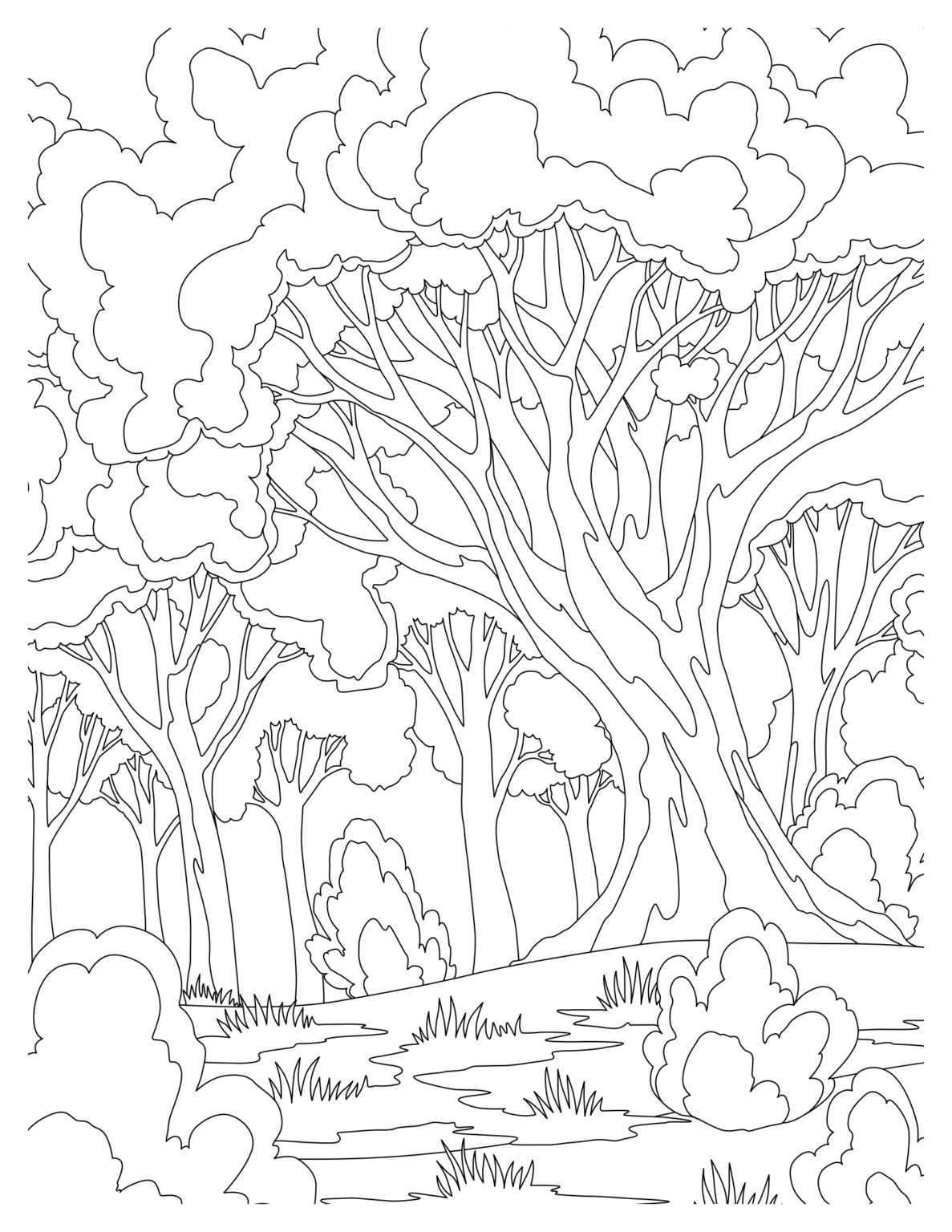 Tree of Life Coloring Pages for All Ages | Educational and Artistic