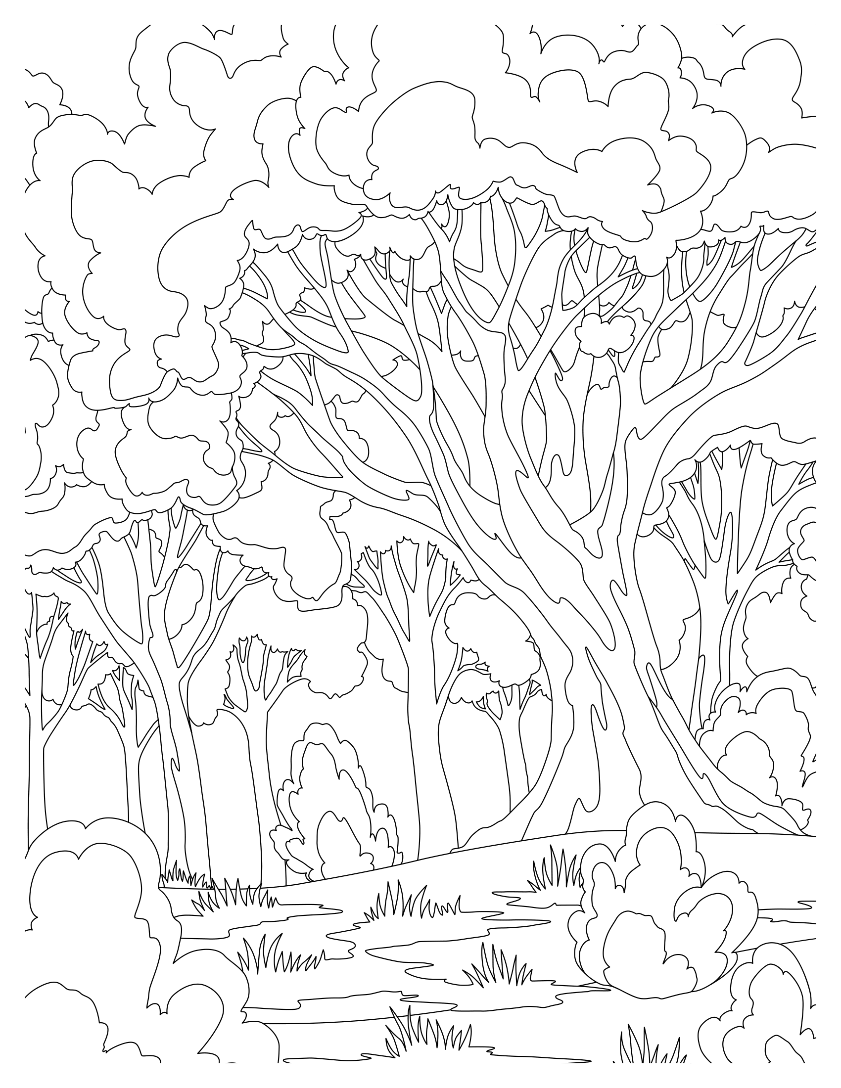 Tree of Life Coloring Pages for All Ages | Educational and Artistic