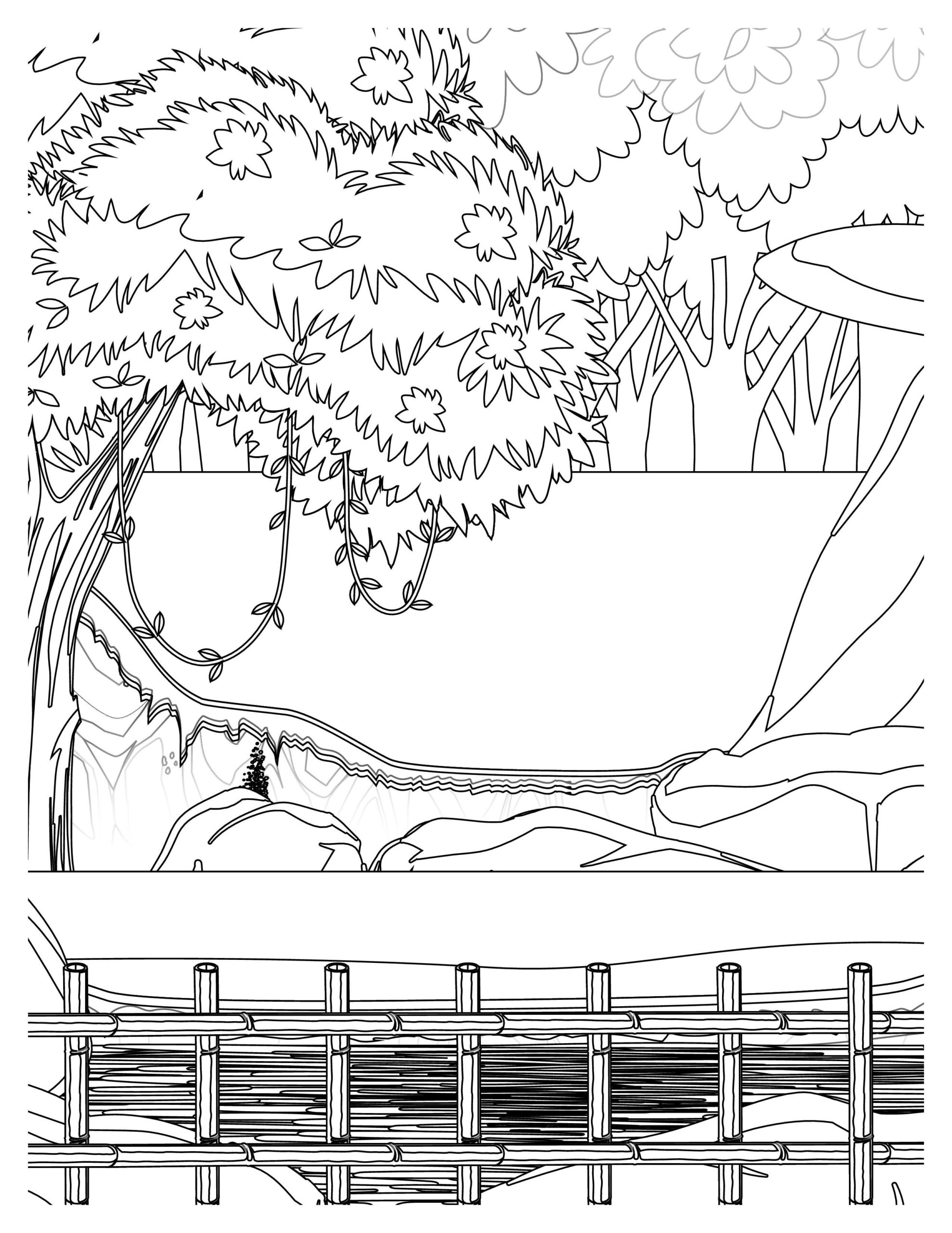 Forest Haven Coloring Pages: Explore Nature's Beauty