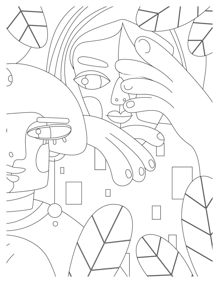 "Artistic Expression Coloring Pages: Unleash Creativity!"