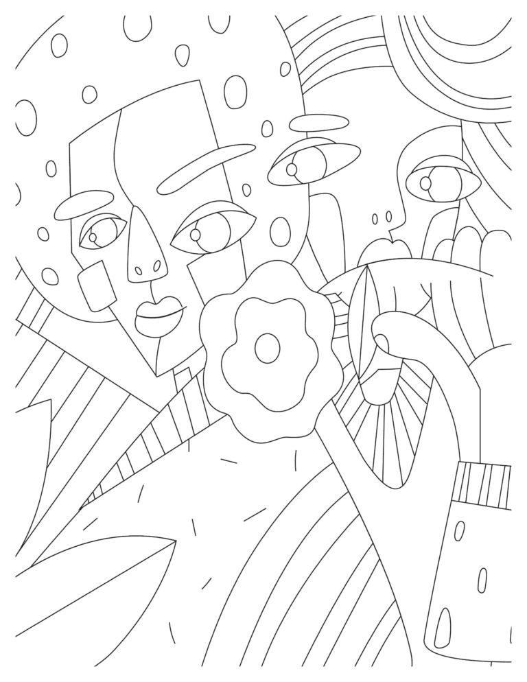 "Artistic Expression Coloring Pages: Unleash Creativity!"