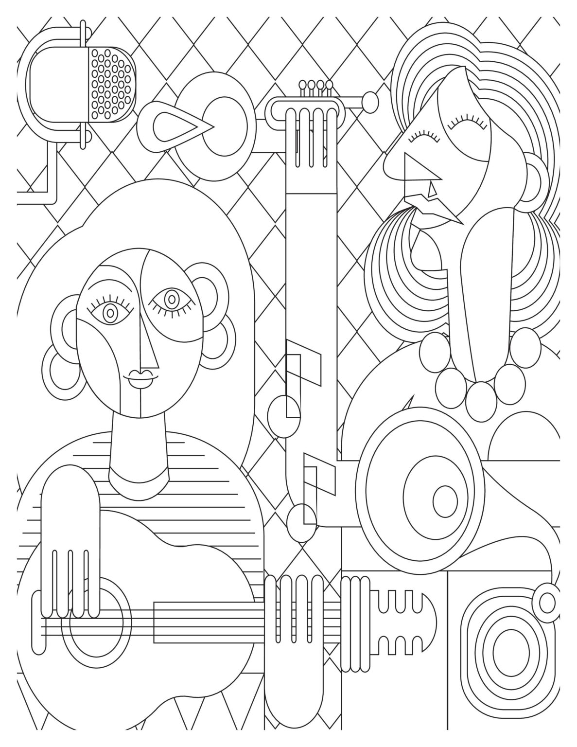 "Artistic Expression Coloring Pages: Unleash Creativity!"