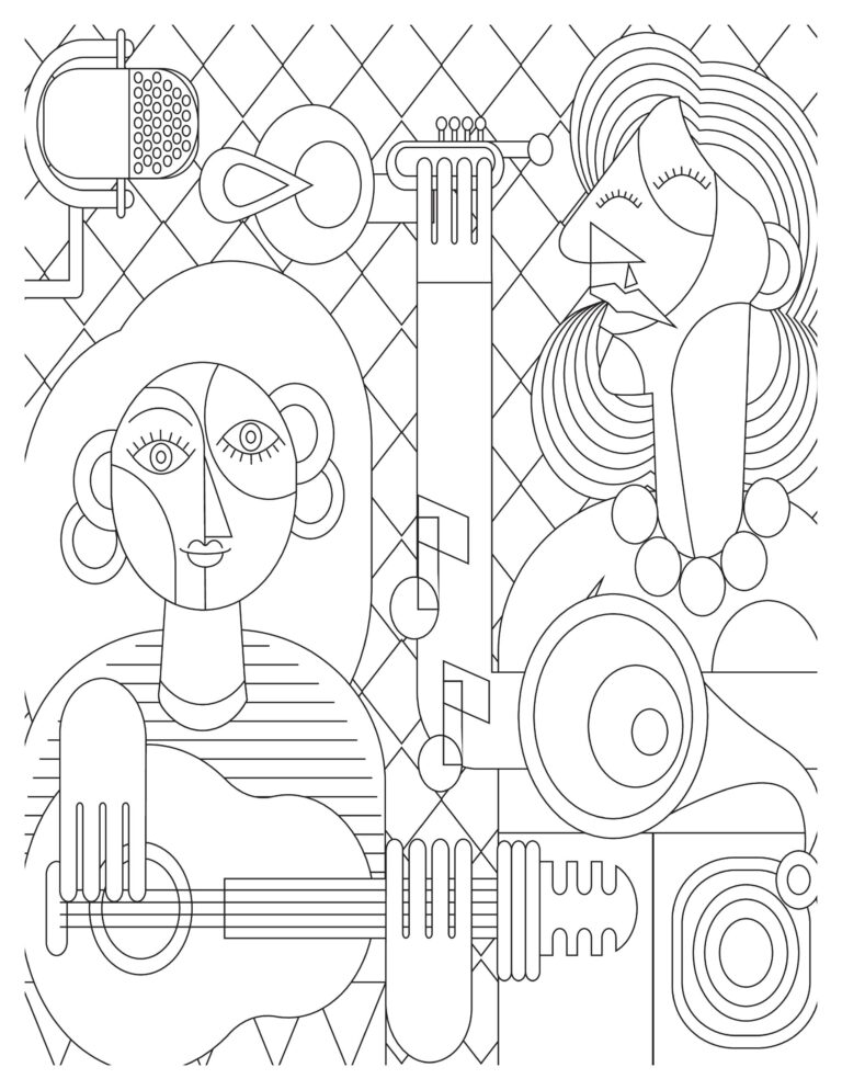"Artistic Expression Coloring Pages: Unleash Creativity!"