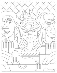 "Artistic Expression Coloring Pages: Unleash Creativity!"