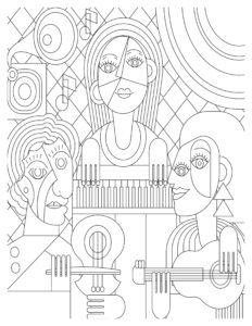 "Artistic Expression Coloring Pages: Unleash Creativity!"
