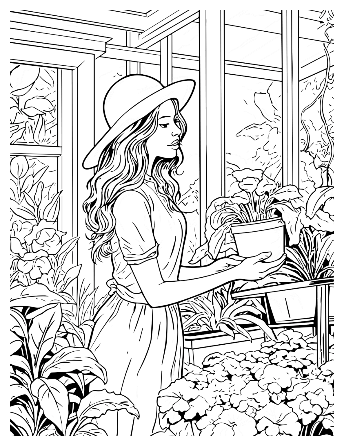 Plant Coloring Pages: Creative Botanical Designs for All Ages