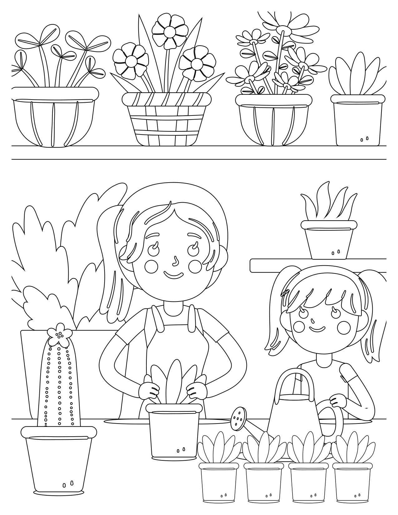 Plant Coloring Pages: Creative Botanical Designs for All Ages