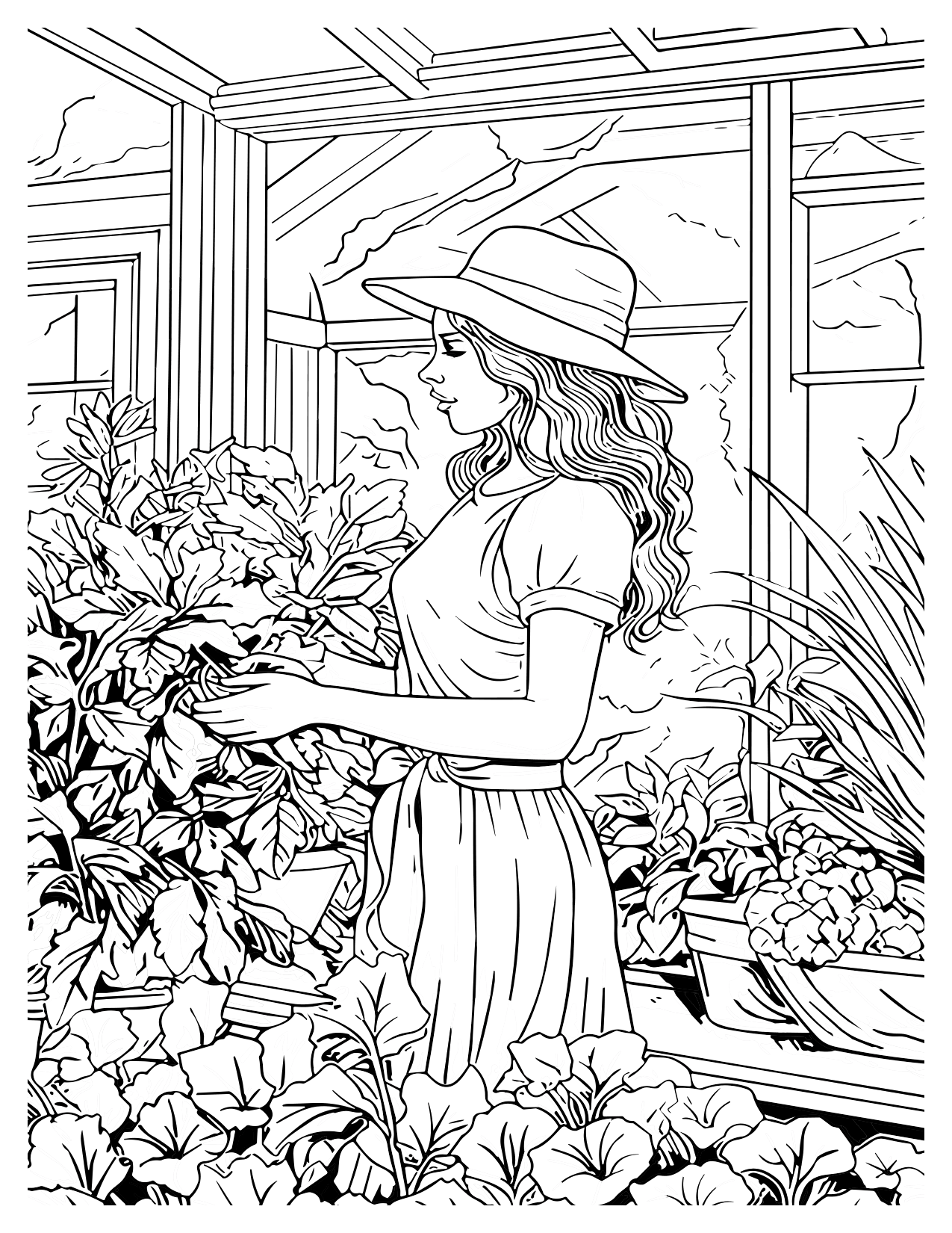 Plant Coloring Pages: Creative Botanical Designs for All Ages