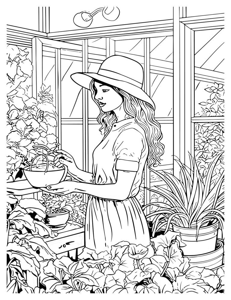 Plant Coloring Pages: Creative Botanical Designs for All Ages