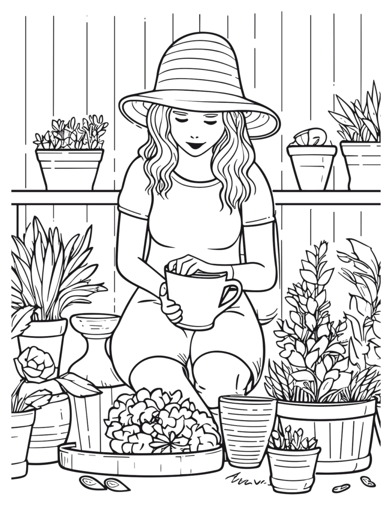 Plant Coloring Pages: Creative Botanical Designs for All Ages