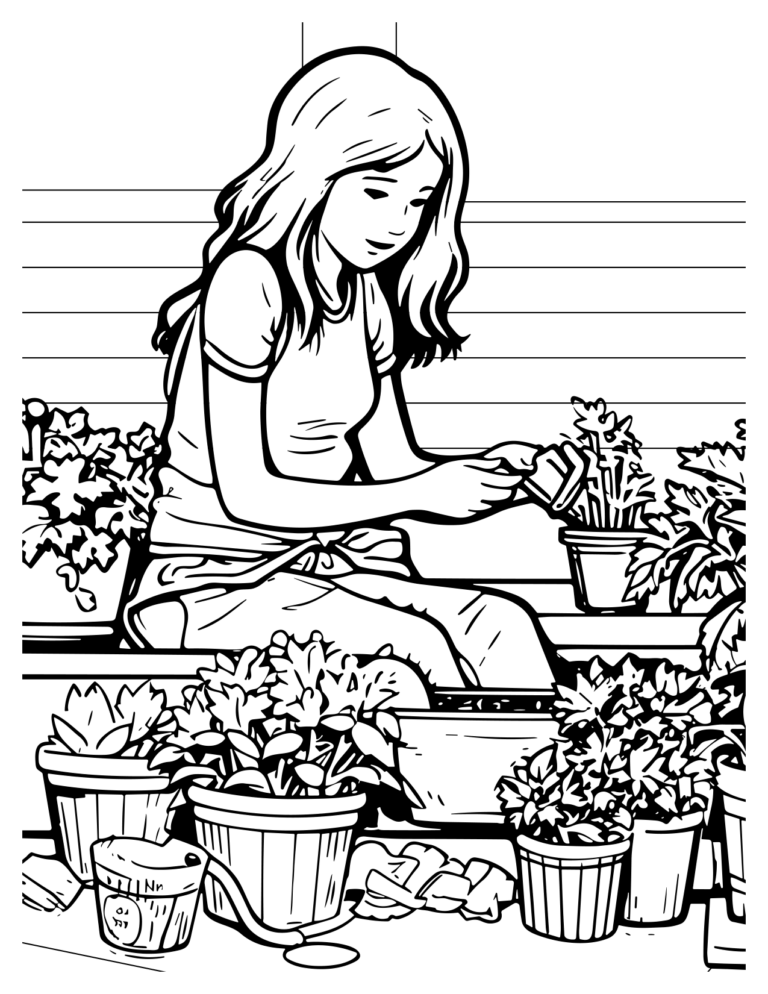 Plant Coloring Pages: Creative Botanical Designs for All Ages