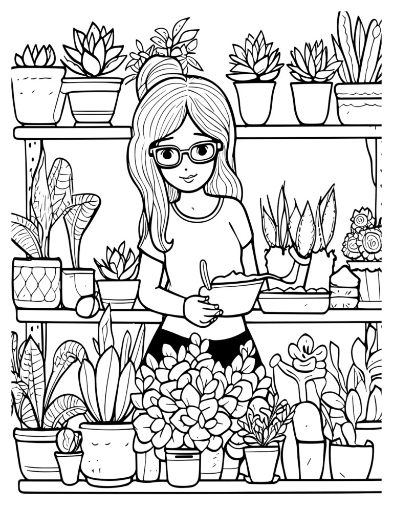 Plant Coloring Pages: Creative Botanical Designs for All Ages