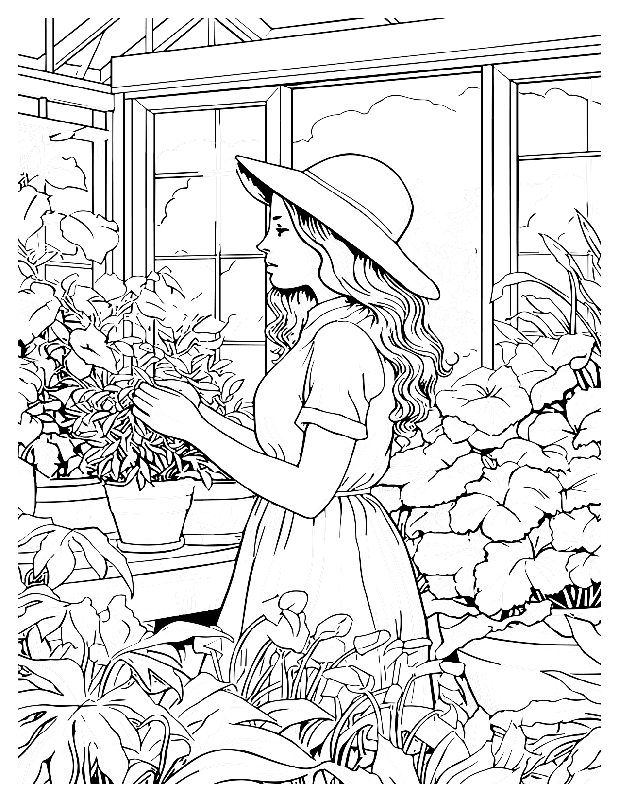 Plant Coloring Pages: Creative Botanical Designs for All Ages