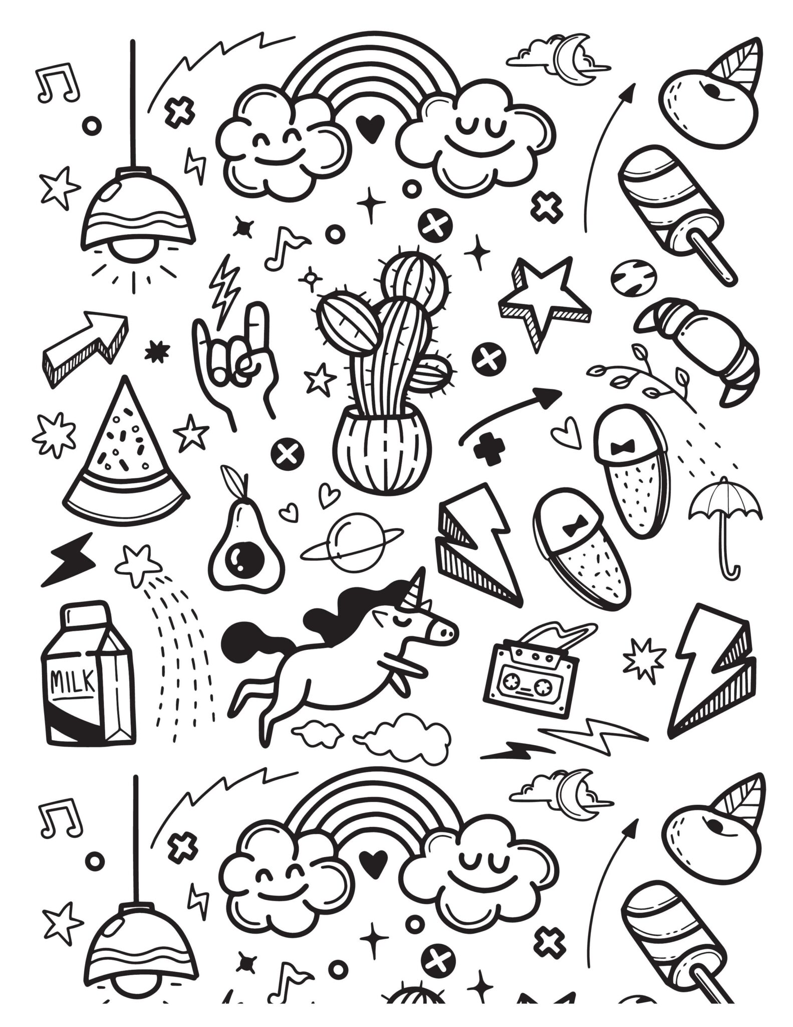 Dream Doodle Coloring Pages | Spark Imagination"