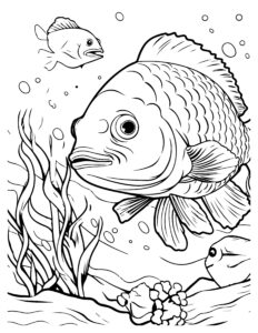 Majestic Oceanic Depths Coloring Pages | Discover The Mysteries