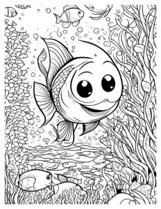 Majestic Oceanic Depths Coloring Pages | Discover The Mysteries