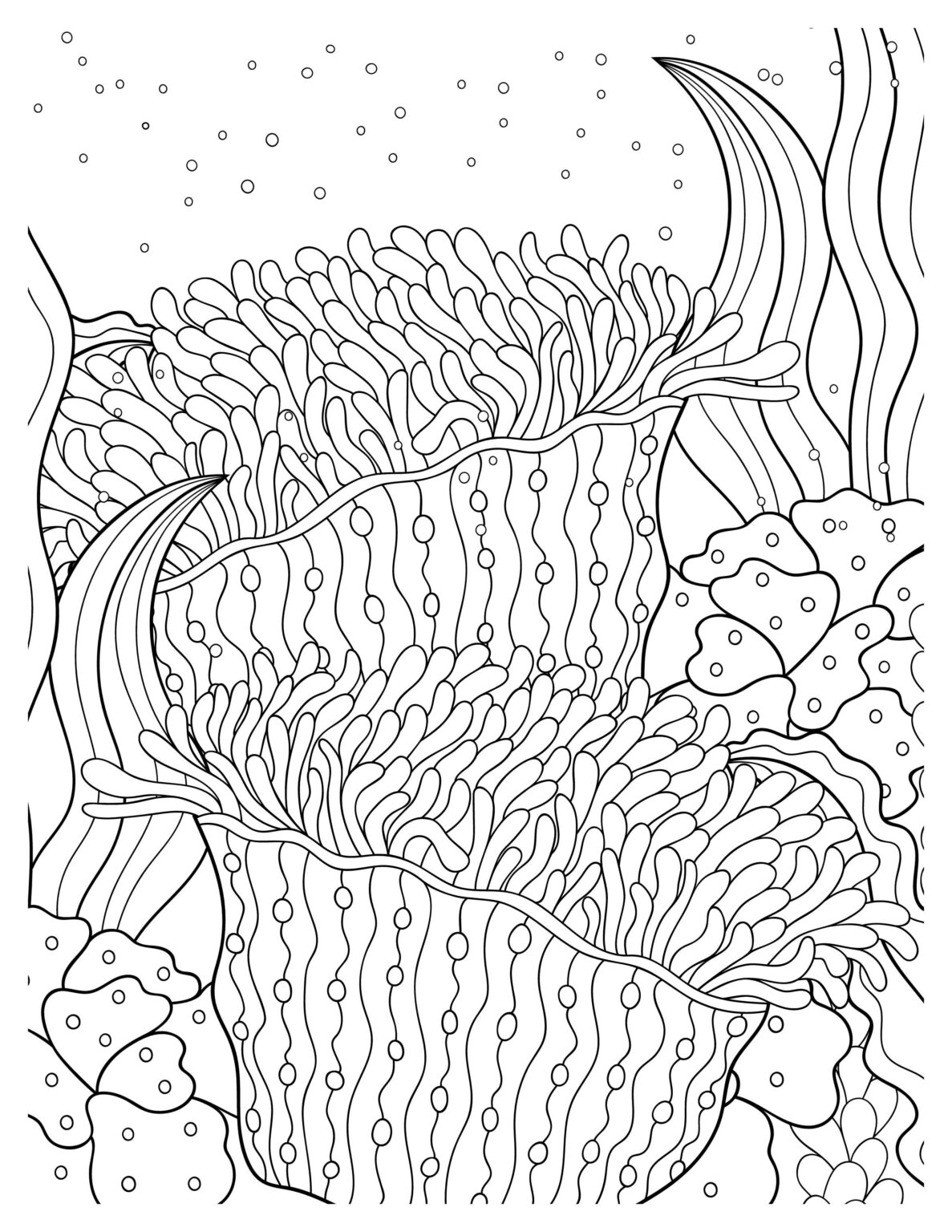 Majestic Oceanic Depths Coloring Pages | Discover The Mysteries