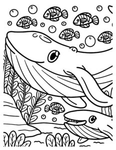 Majestic Oceanic Depths Coloring Pages | Discover The Mysteries