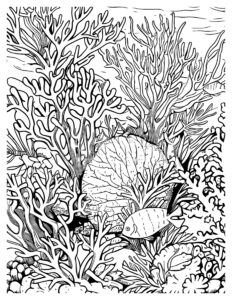 Majestic Oceanic Depths Coloring Pages | Discover The Mysteries