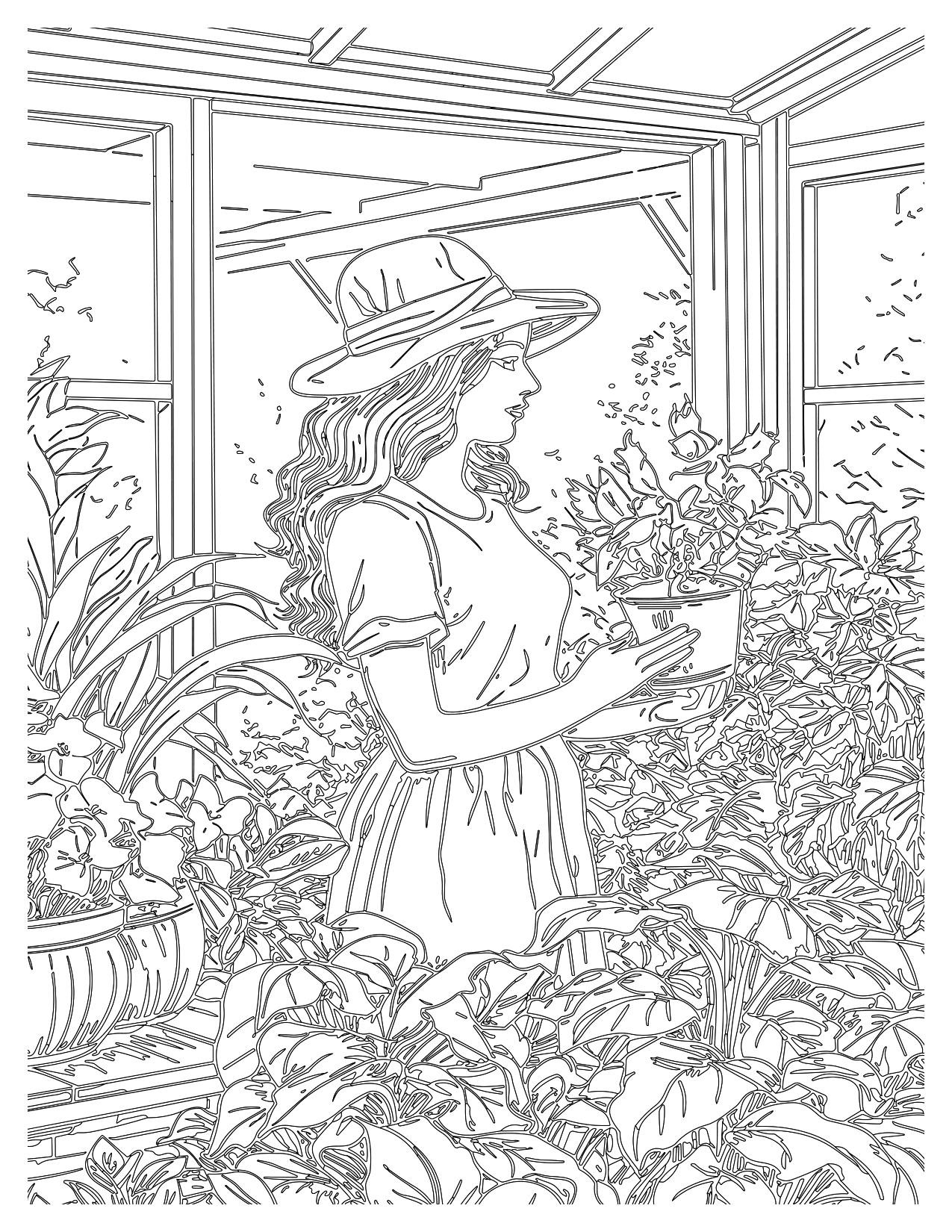 Plant Coloring Pages: Creative Botanical Designs for All Ages