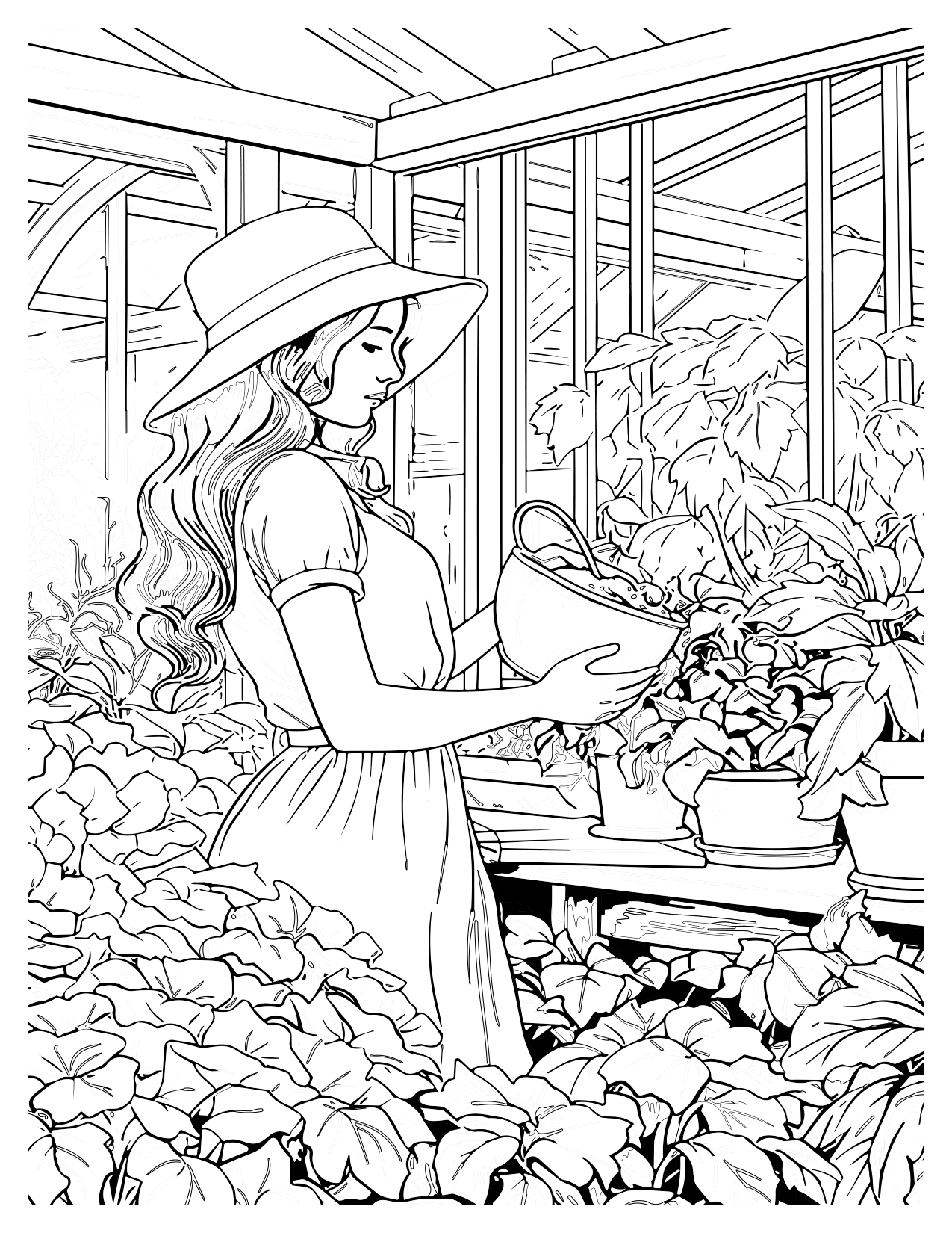 Plant Coloring Pages: Creative Botanical Designs for All Ages