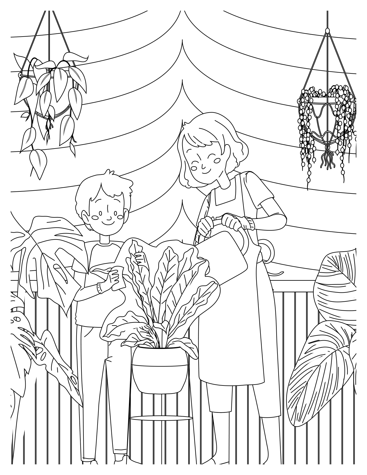 Plant Coloring Pages: Creative Botanical Designs for All Ages