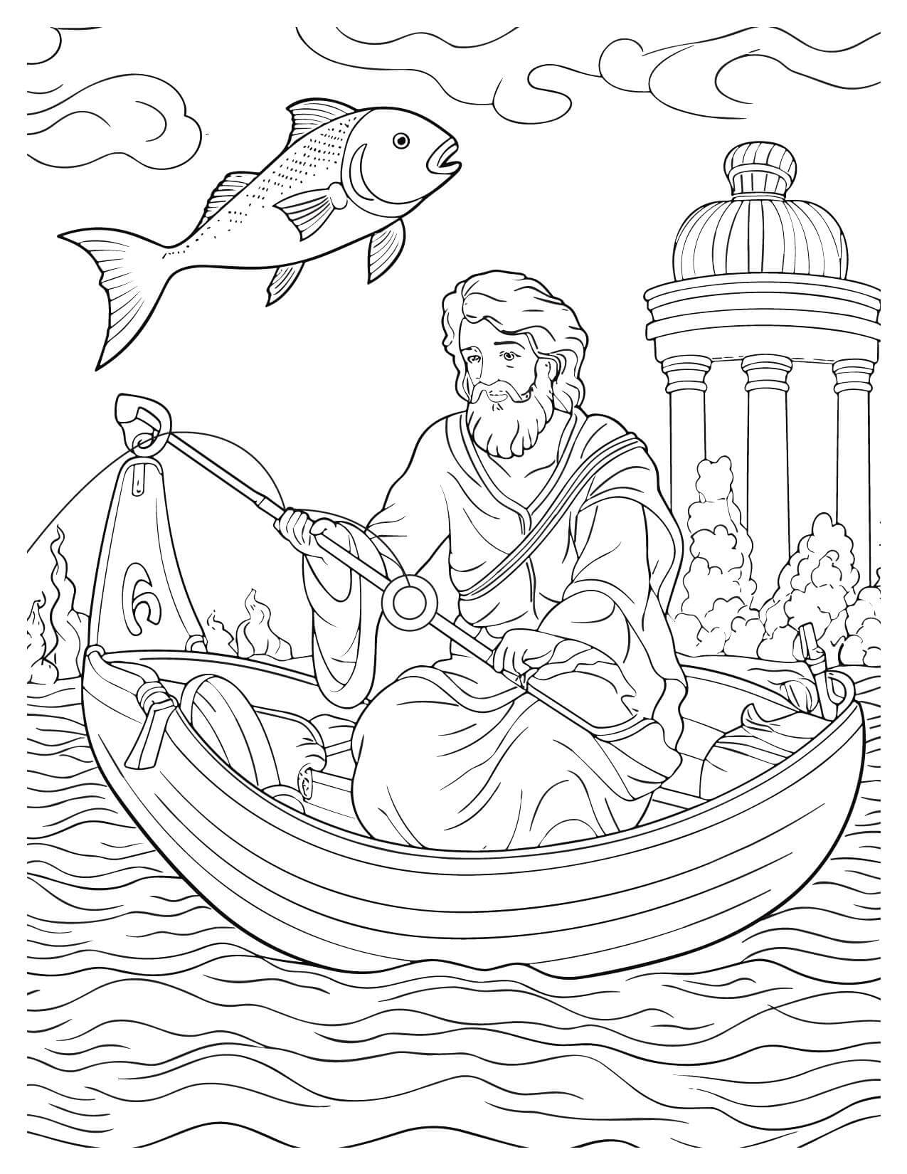 Fishing Coloring Pages | Reel in Fun with Printable Designs