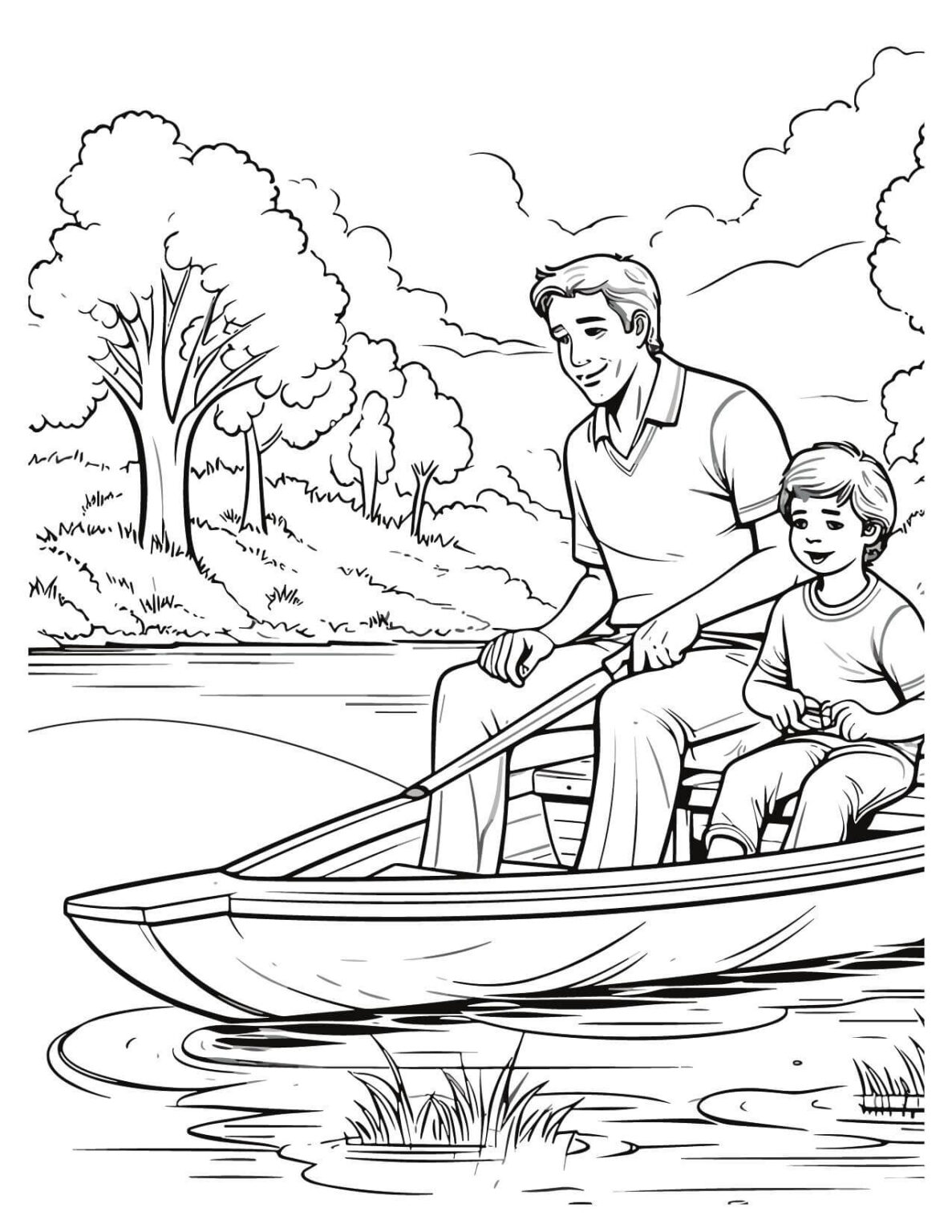 Fishing Coloring Pages | Reel in Fun with Printable Designs