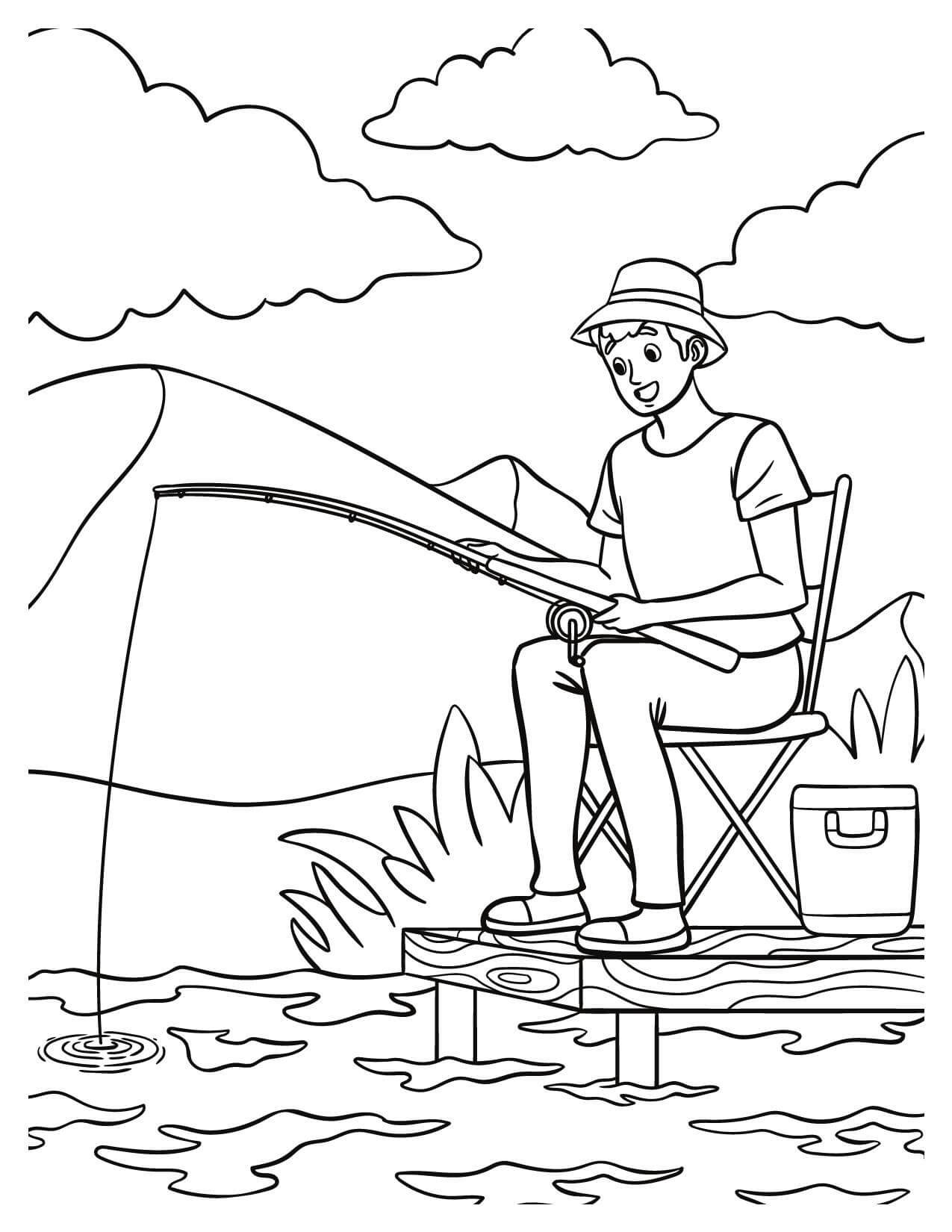 Fishing Coloring Pages | Reel in Fun with Printable Designs