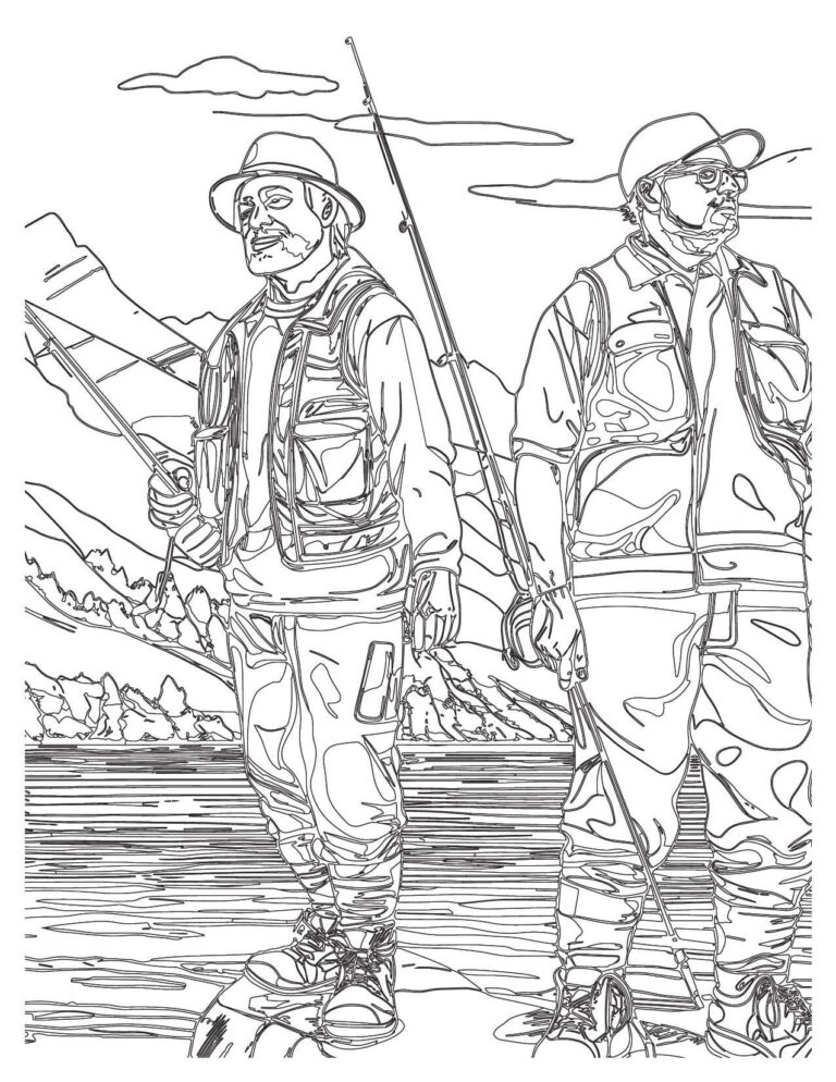 Fishing Coloring Pages | Reel in Fun with Printable Designs