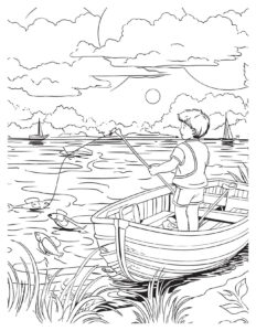 Fishing Coloring Pages | Reel in Fun with Printable Designs