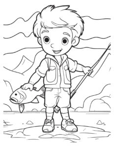 Fishing Coloring Pages | Reel in Fun with Printable Designs
