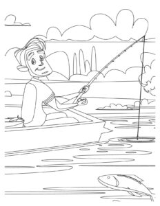 Fishing Coloring Pages | Reel in Fun with Printable Designs