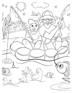 Fishing Coloring Pages | Reel in Fun with Printable Designs