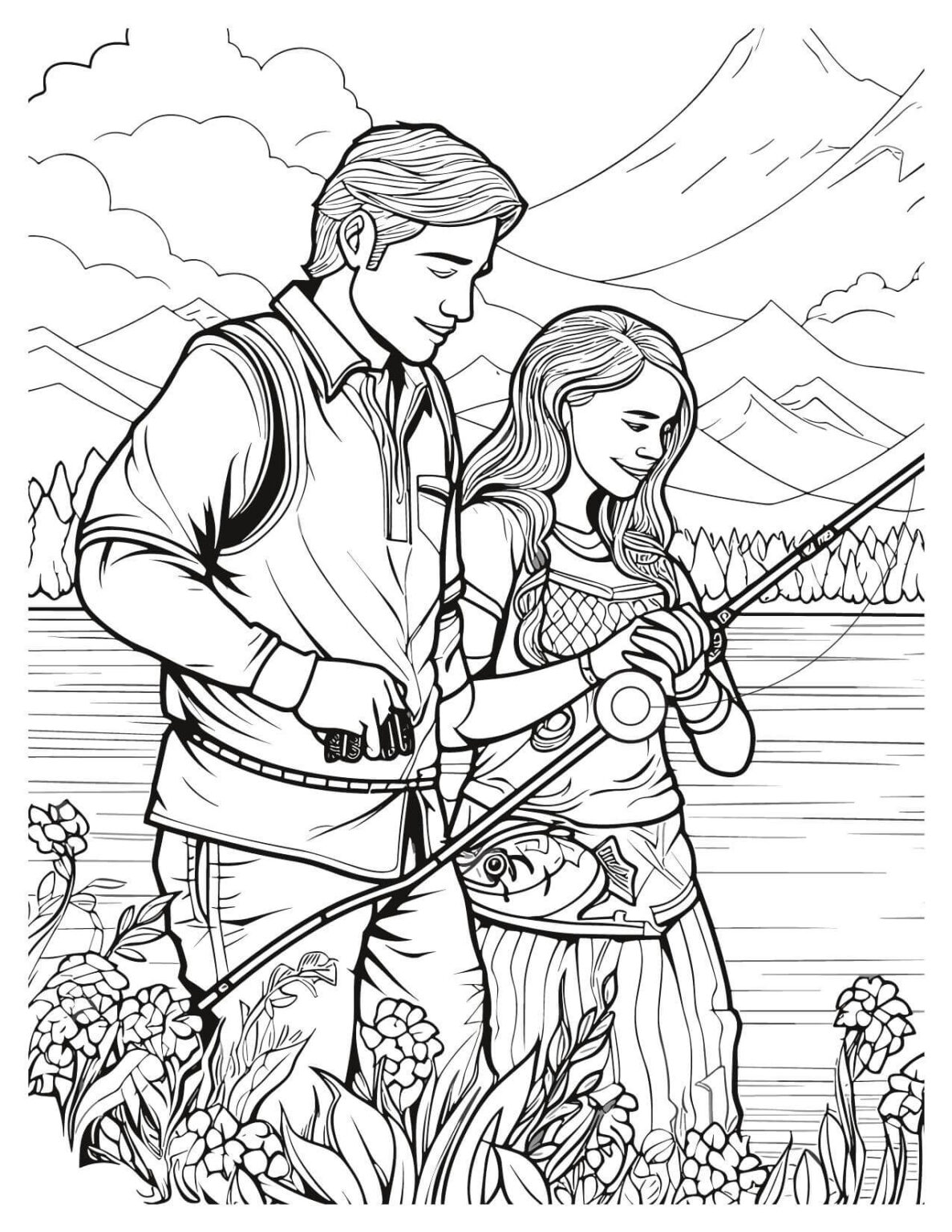 Fishing Coloring Pages | Reel in Fun with Printable Designs