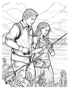 Fishing Coloring Pages | Reel in Fun with Printable Designs