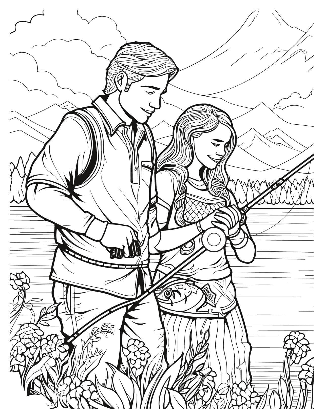 Fishing Coloring Pages | Reel in Fun with Printable Designs