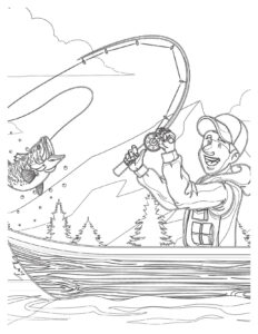 Fishing Coloring Pages | Reel in Fun with Printable Designs