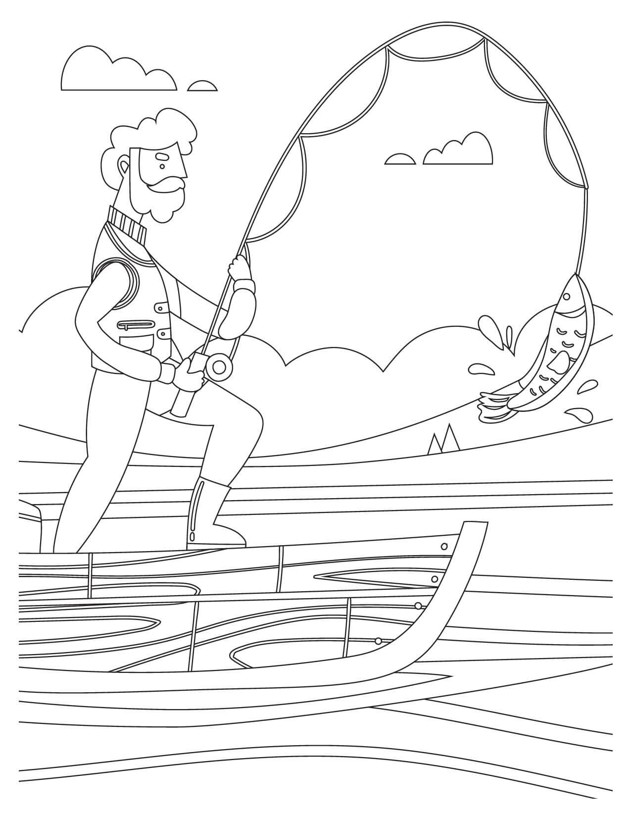 Fishing Coloring Pages | Reel in Fun with Printable Designs
