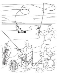 Fishing Coloring Pages | Reel in Fun with Printable Designs
